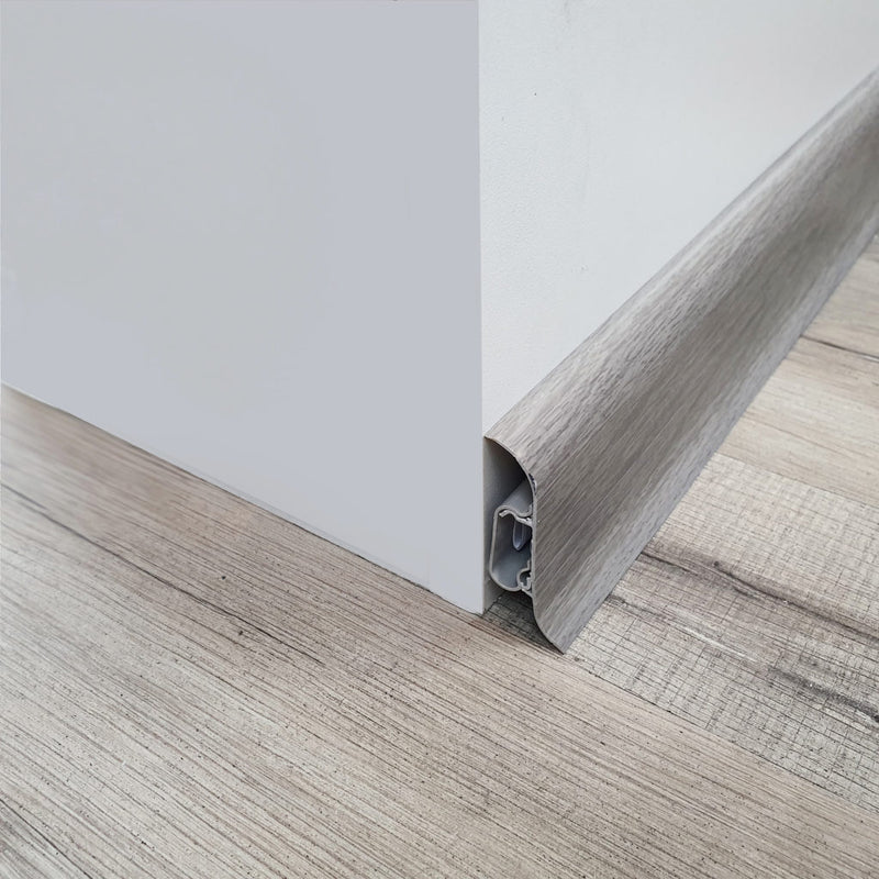 PVC KMS Skirting Econo 60mm x 23 mm x 2.5m (per length)