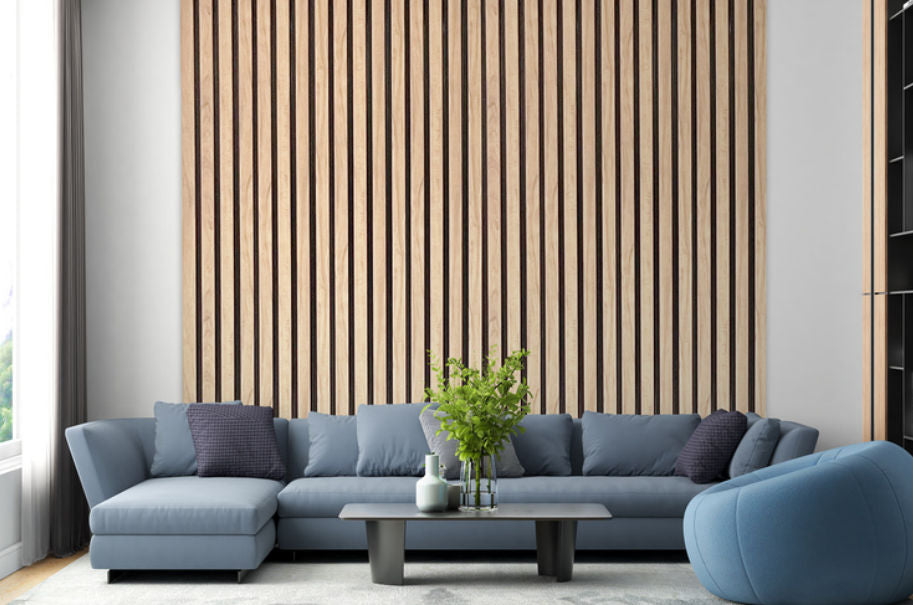 Slimline Wide Slat Economy polymer wall paneling and cladding – Mr Cornice