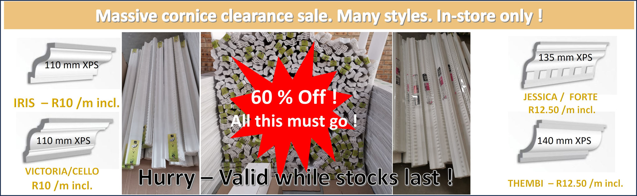 Mr Cornice - Purchase cornices and skirting online