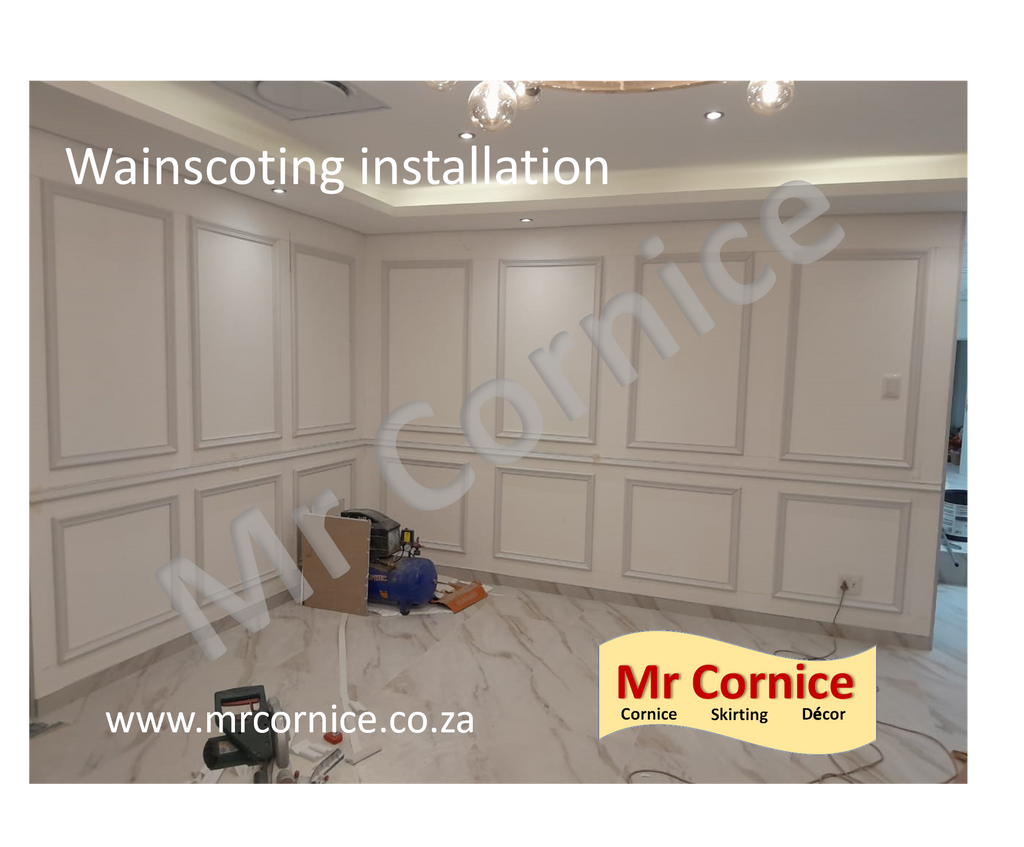 Classic Polymer Dado Rail / Wainscoting / Wall Panelling 50mmx20mm x 2 ...