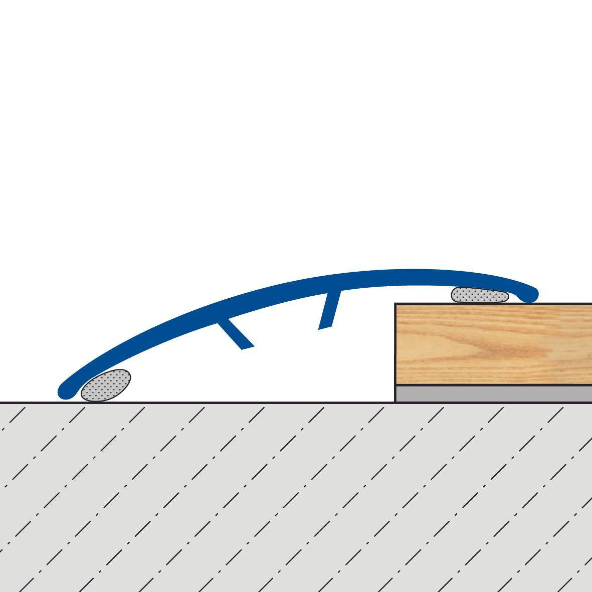 Dural 30mm Multifloor Transition Self Adhesive Cover Strip