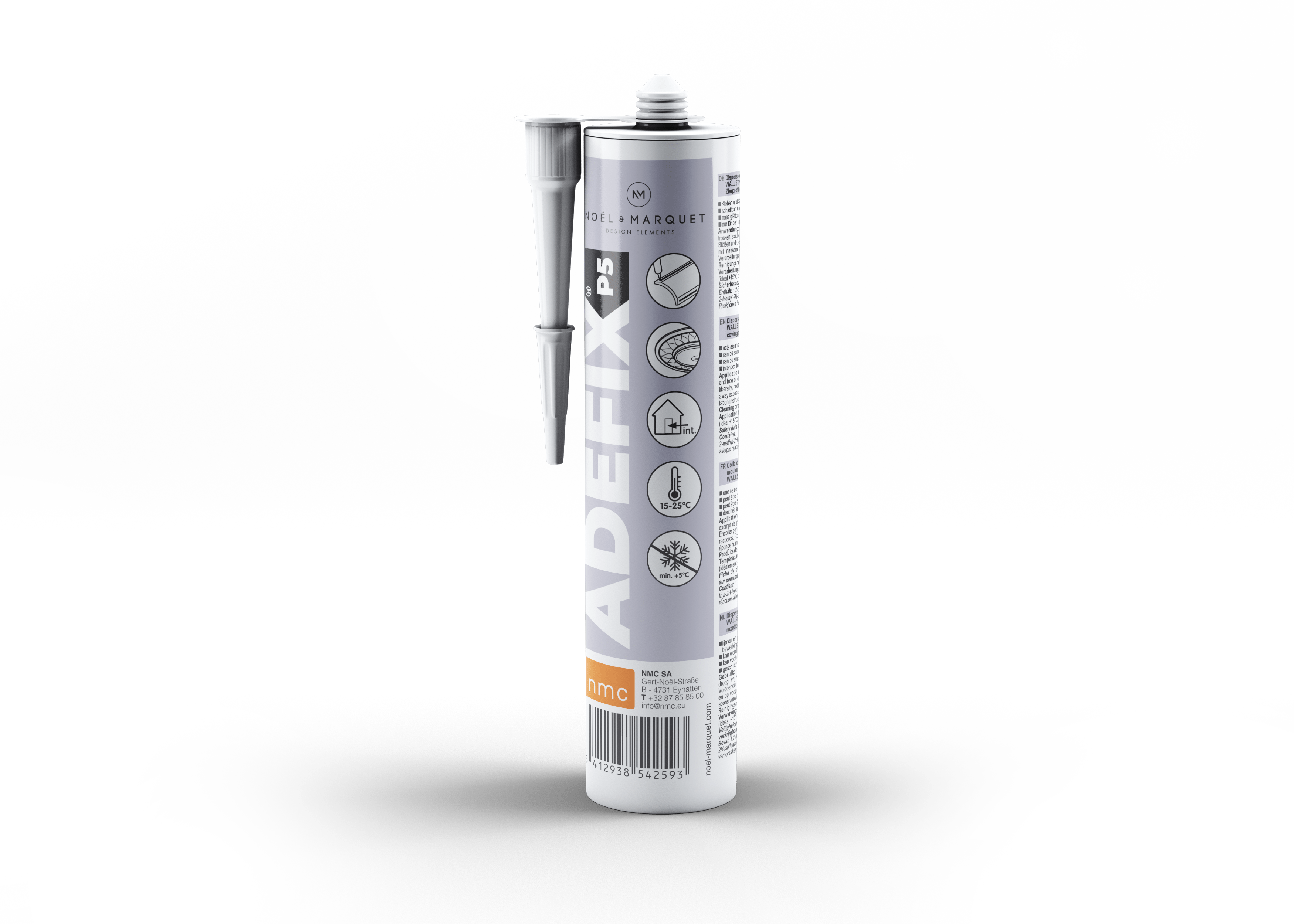 Adefix P5 adhesive and filler 310ml Cartridge