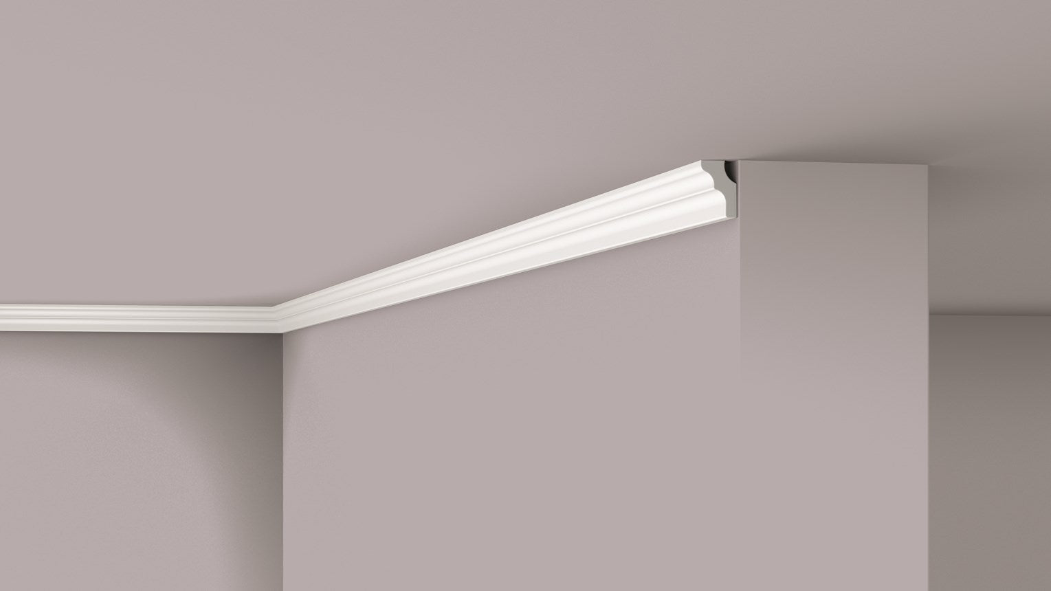NMC E 25mm x 17mm Extruded Cornice - Per 2m length