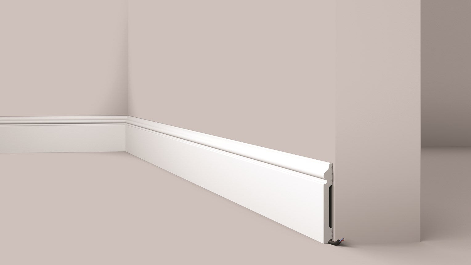 FL2 Wallstyl 120 x 15 x 2000 mm Skirting