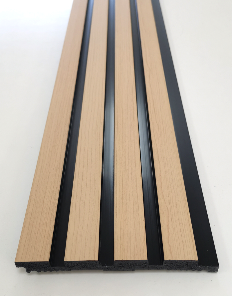 Premium range Slatted polymer wall paneling and cladding