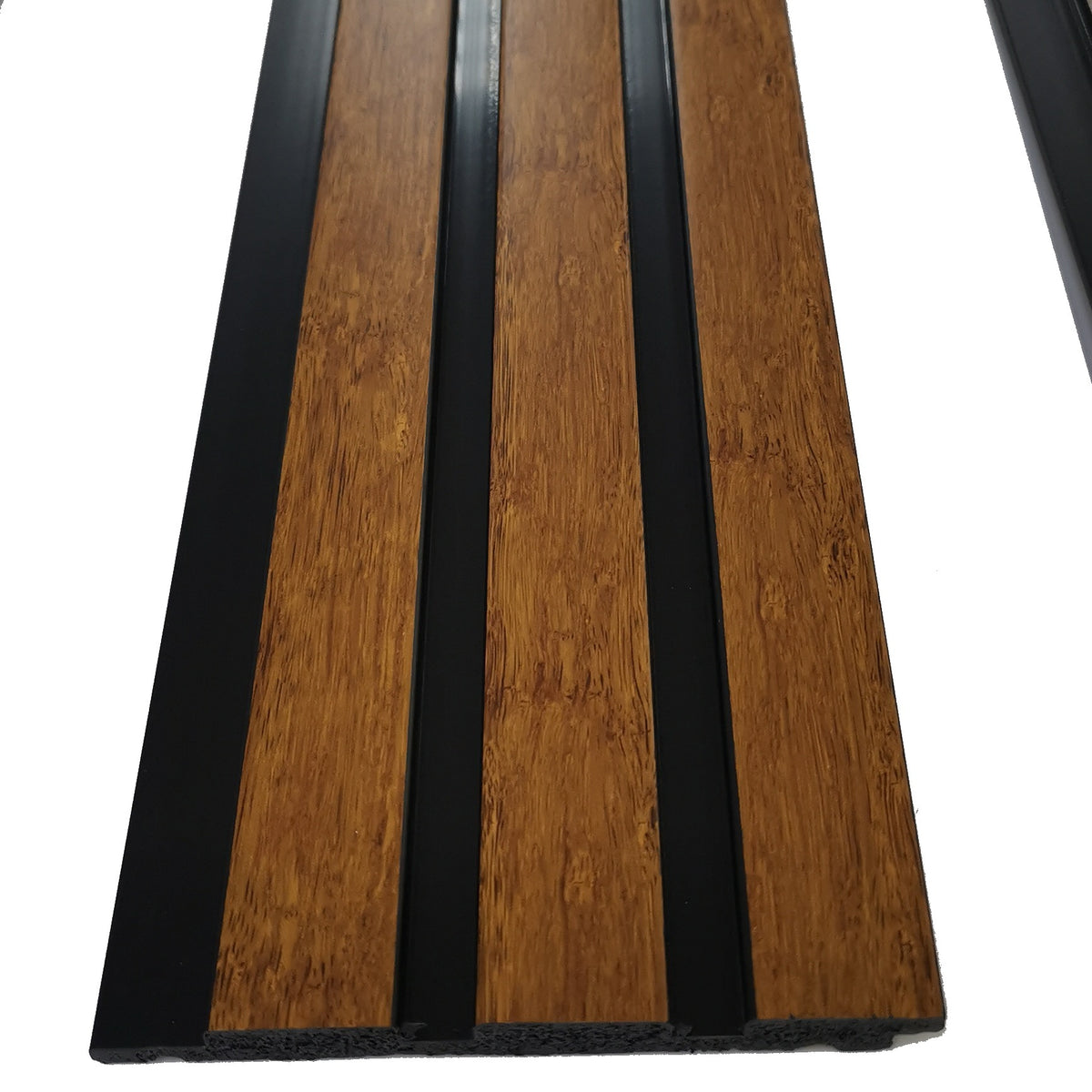 Slim line Economy slatted polymer wall paneling and cladding