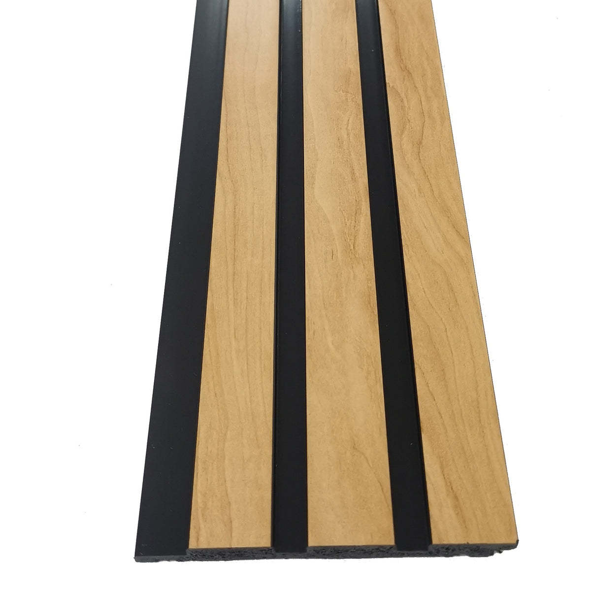 Slim line Economy slatted polymer wall paneling and cladding