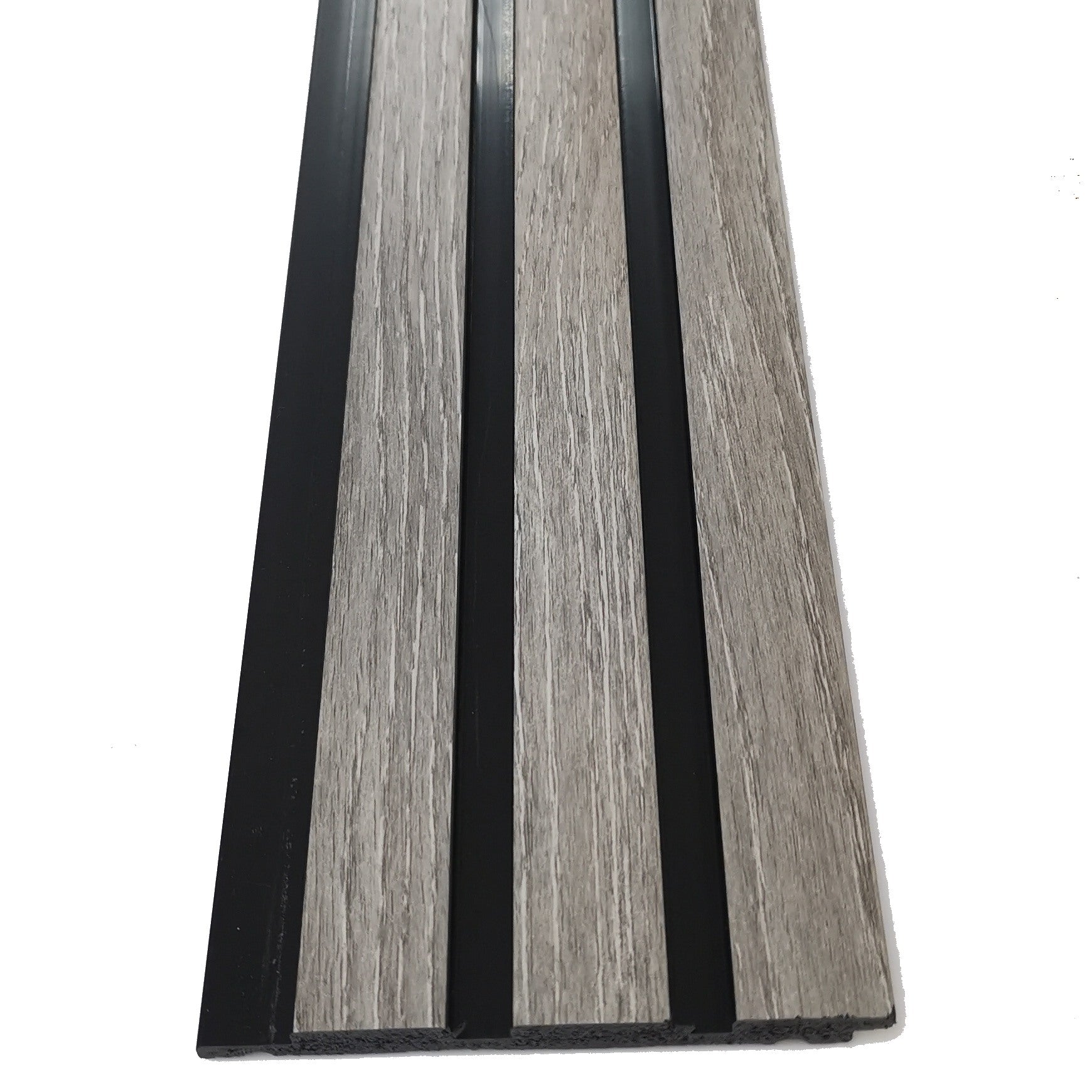 Slim line Economy slatted polymer wall paneling and cladding