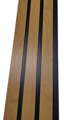 Slimline Wide Slat Economy polymer wall paneling and cladding