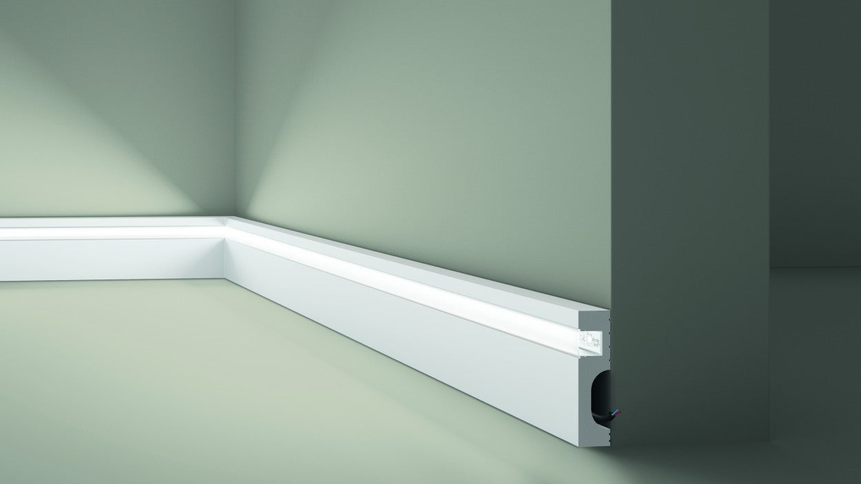 IL11 LED Skirting (80mm x 20mm x 2m) Per 2m length